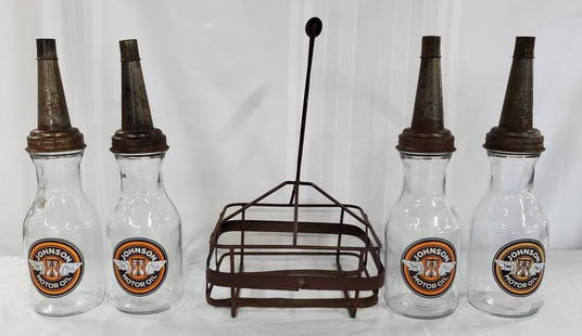 Sunoco Mercury Made Motor Oil Bottle Rack