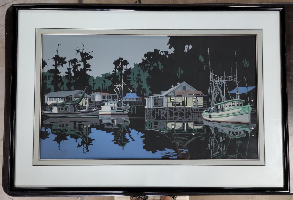 1987 "village Acadien" By Ron Picou Signed #'d