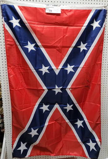 Confederate Flag Signed By Hank Williams Jr.