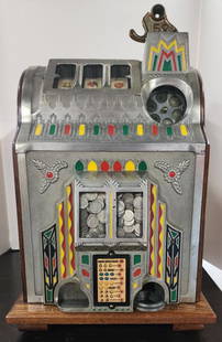Mills Nickel Slot Machine, Circa 1920 1930