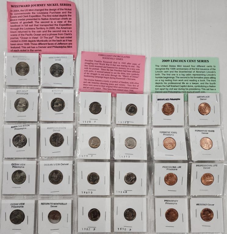 Collectible Pennies, Nickels, And Dimes