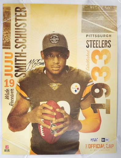 Ju Ju Smith Schuster Signed Poster