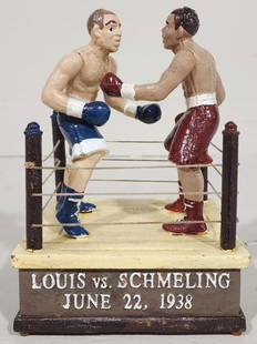 Vintage Reiter 12" Cast Iron Boxing Ring Bell