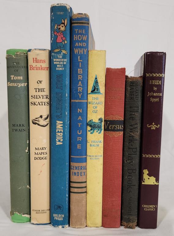 Collection Of 8 Vintage Childern's Books