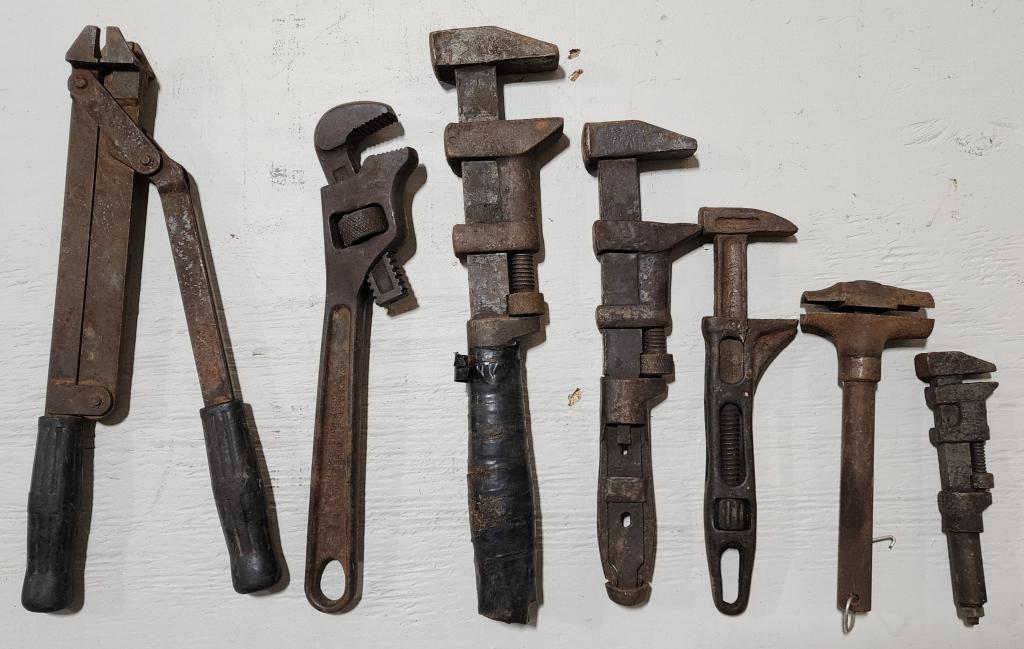 Collection Of 7 Vintage Assorted Tools
