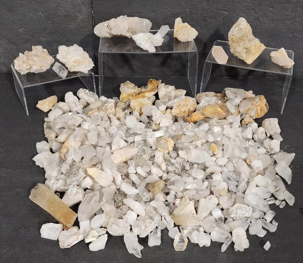 Large Collection Of Assorted Quartz Clusters Auction