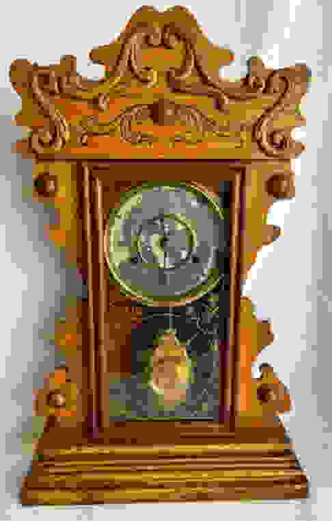 Oak Gingerbread Clock Auction