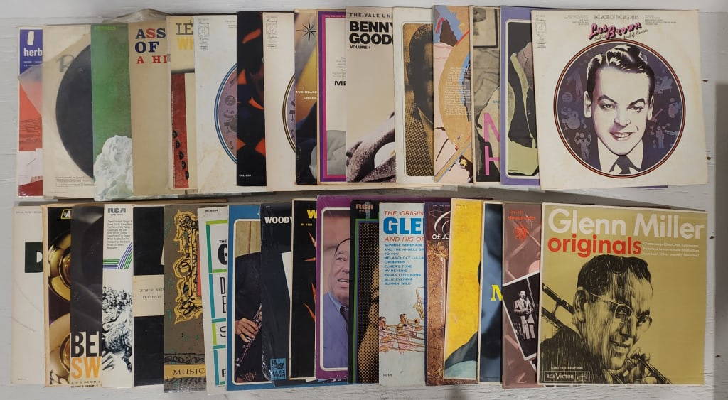Collection Of 35 Assorted Vinyl Jazz Records Auction