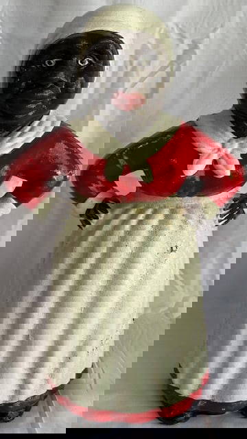 13" Cast Iron Mammy Coin Bank Auction