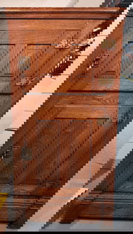 Antique Oak Ice Box Auction