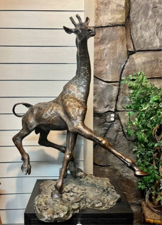 Signed John Tolmay "the Raindancer" Bronze Auction