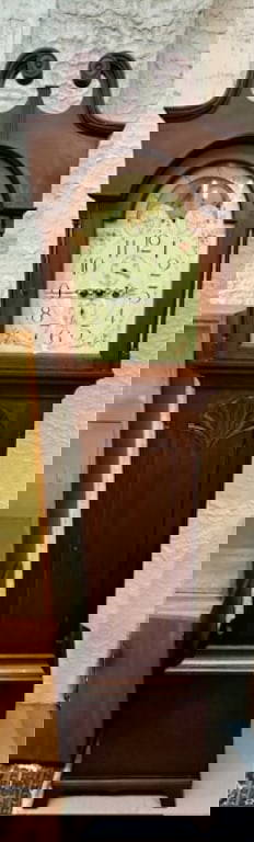 Waltham Clock Co. Mahogany Grandfather Clock Auction