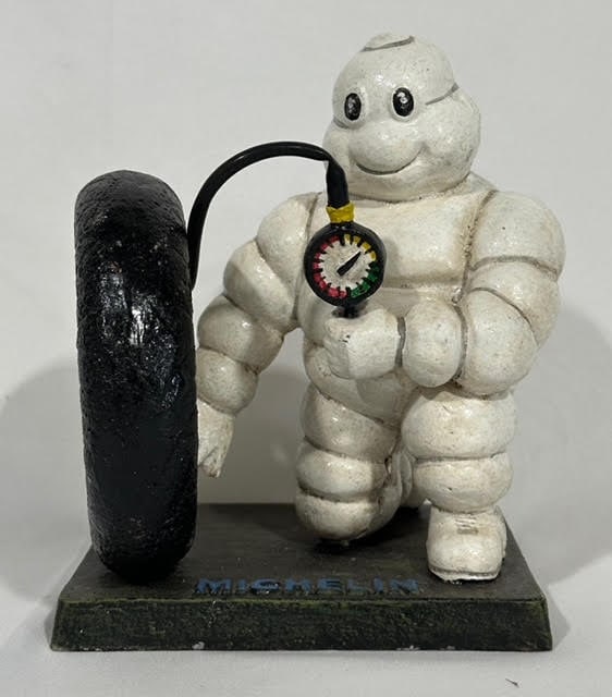 Cast Iron Michelin Man Figure Auction