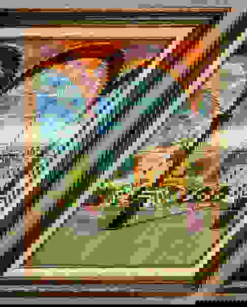 Signed G. Rolfe Framed Tile Art Auction