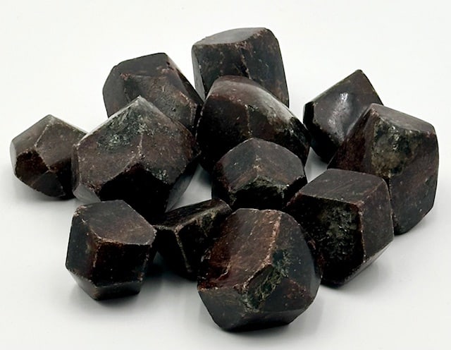 Collection Of Uncut Garnets Auction