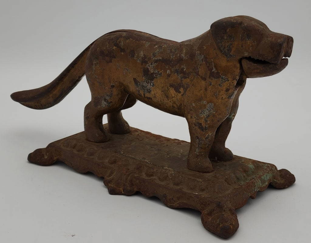 Vintage Metal Dog Nutcracker Auction