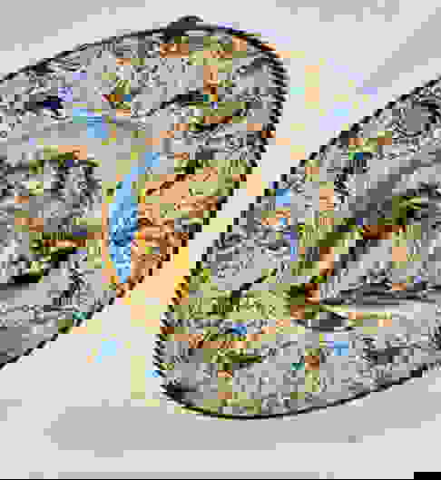 Vintage Italian Renaissance Style Majolica Plate Auction