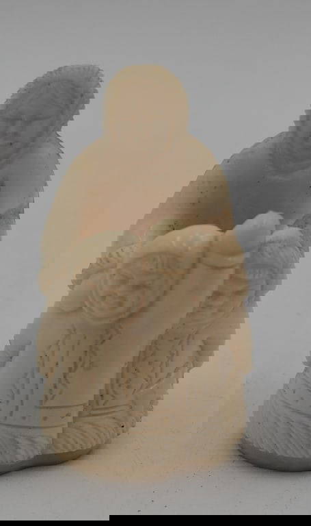 Bone Type Carved Inuit Figure Auction