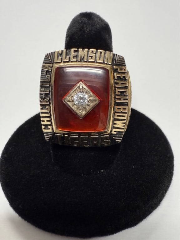 10k Clemson Tigers 1997 Peach Bowl Ring 35.7g Auction