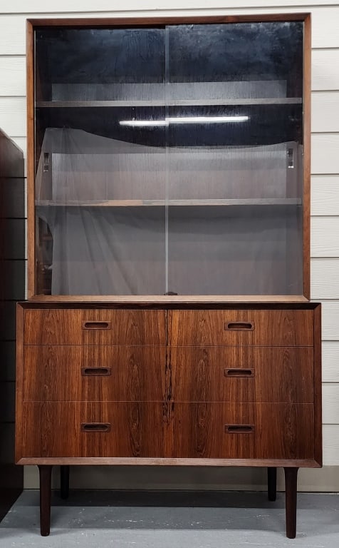 Mcm Lyby Mobler Danish Teak Display Hutch - Aug 01, 2025 | Berner's ...