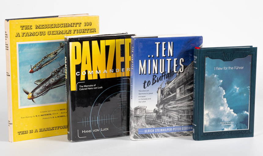 Signed German Wwii Military Books (4)