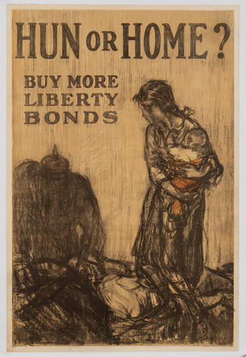Hun Or Home Liberty Bonds Poster