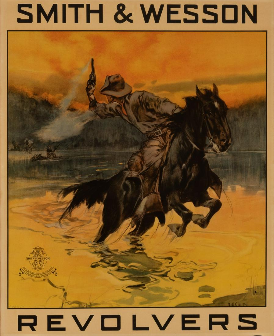 Smith And Wesson Revolvers Poster