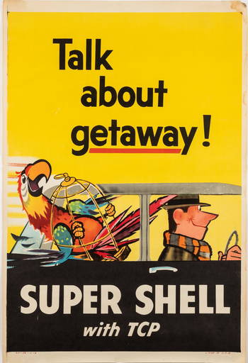 Super Shell Advertising Poster