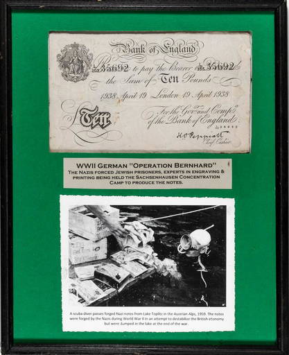 Operation Bernhard Nazi Forged Bank Notes