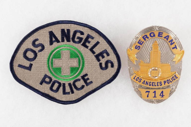 Dragnet Badge 714 Lapd Badge And Patch