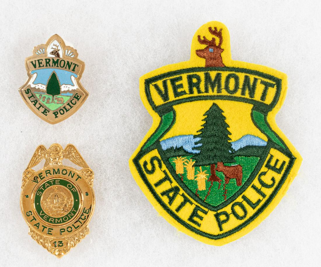 Vermont State Police Badges
