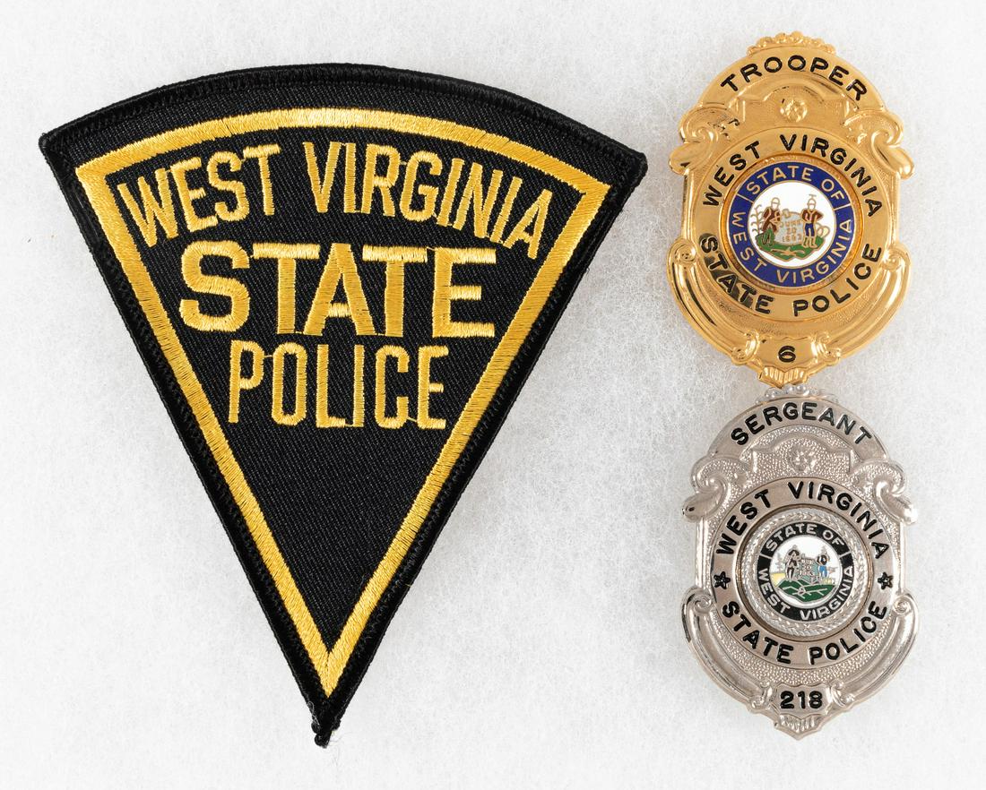 West Virginia State Police Badges