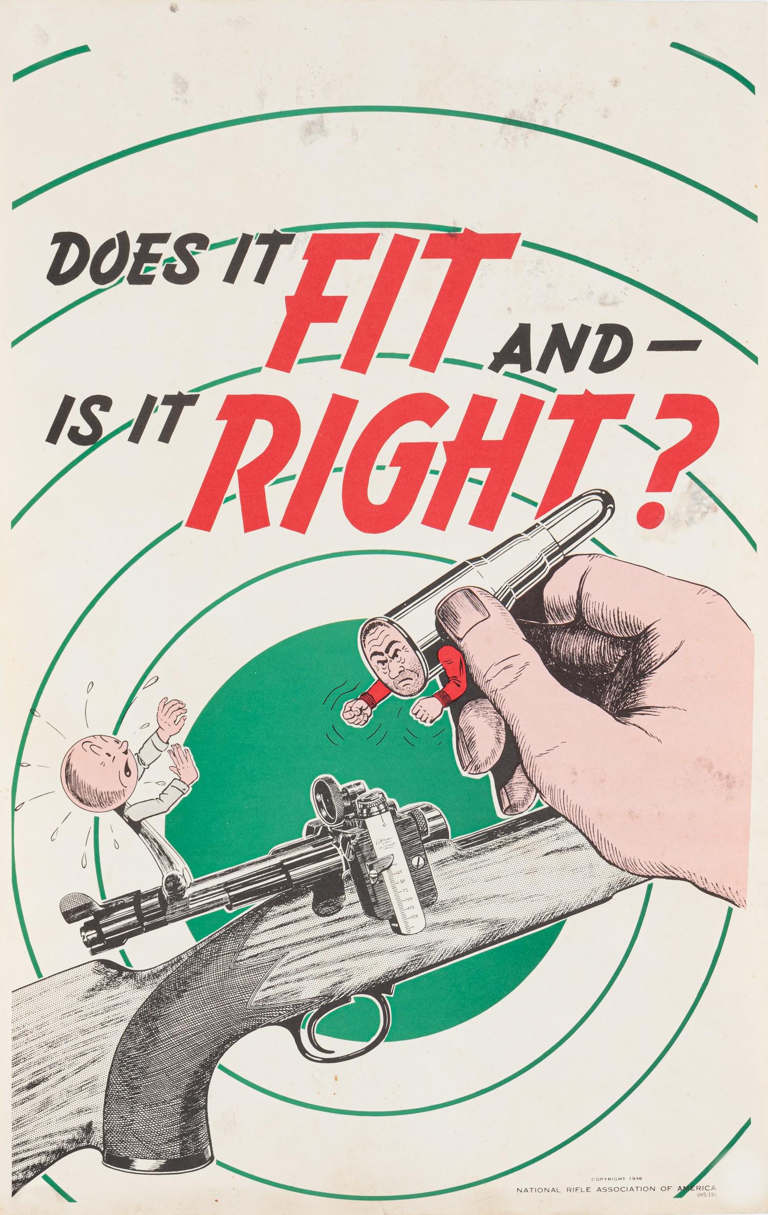 Nra Poster Does It Fit And Is It Right? Auction