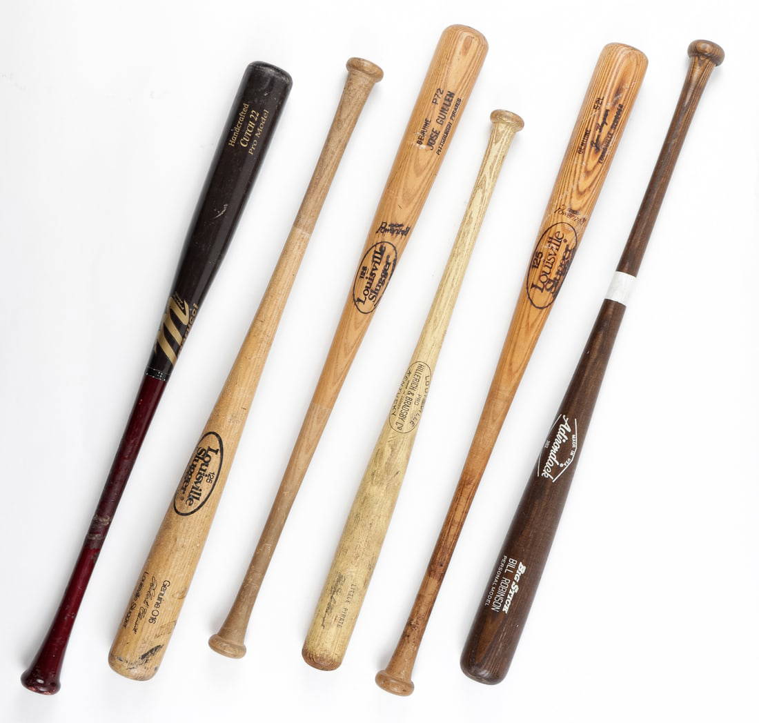 6 Baseball Bats Auction