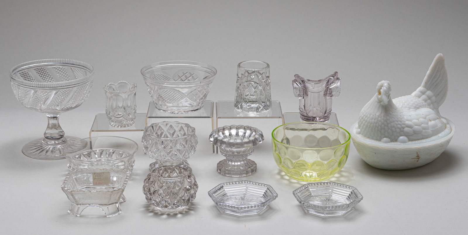 14 Eapg Sauce And Snack Dishes Auction