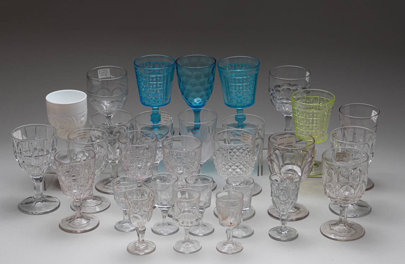 29 Eapg Goblets And Wine Glasses Auction