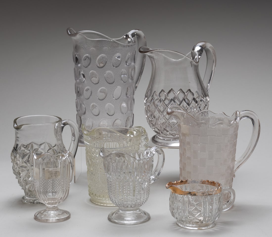 8 Eapg Pitchers Auction