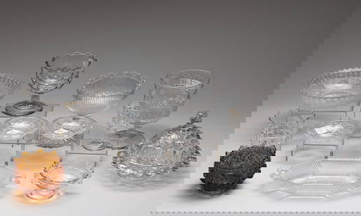 11 Eapg Platters Plates And Dishes Auction