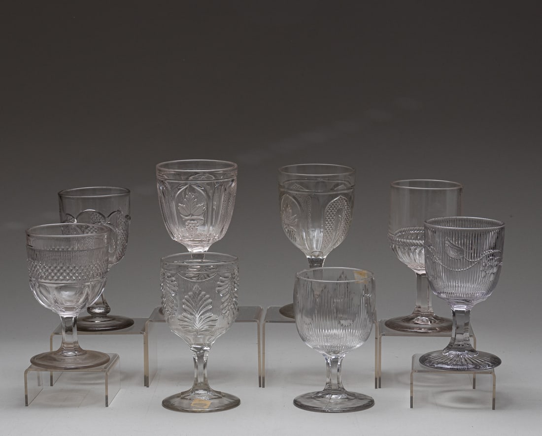 8 Eapg Goblets Auction