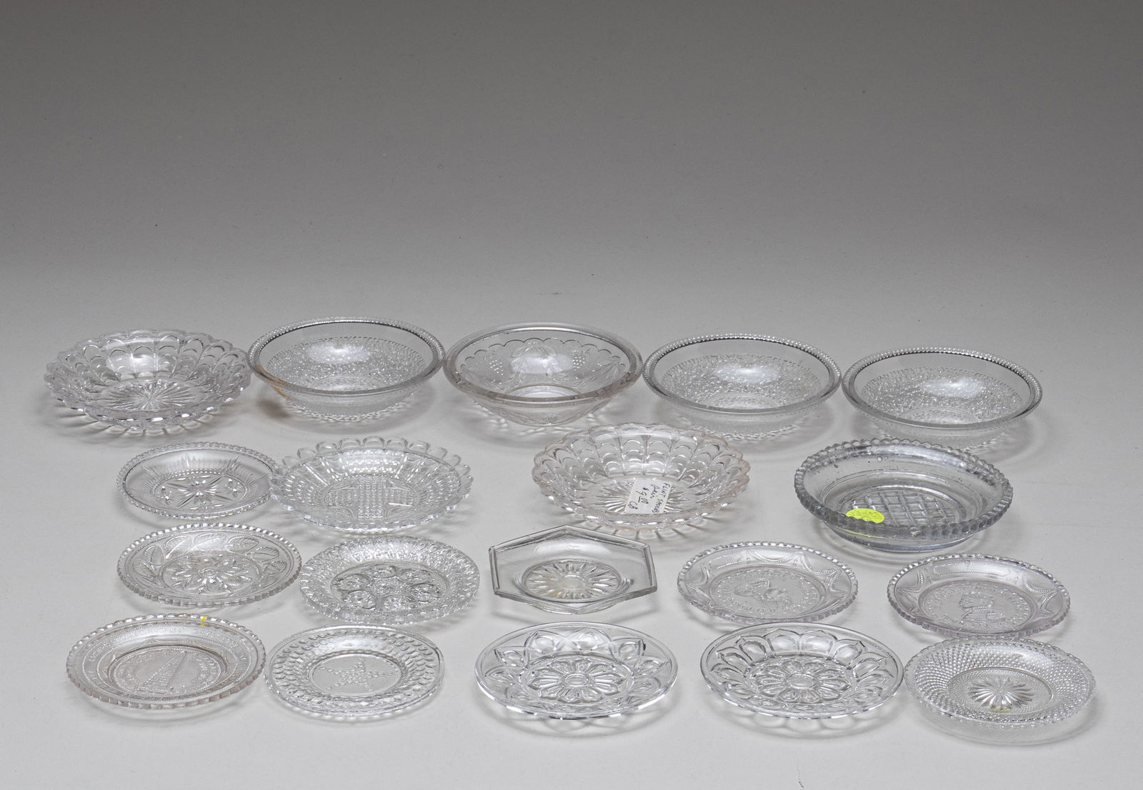 19 Eapg Plates And Dishes Auction