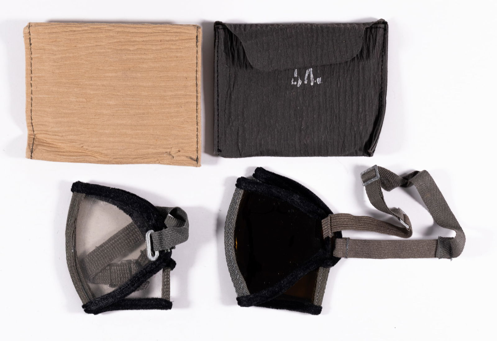 German Afrika Korps Sand Goggles 2 Pairs Auction