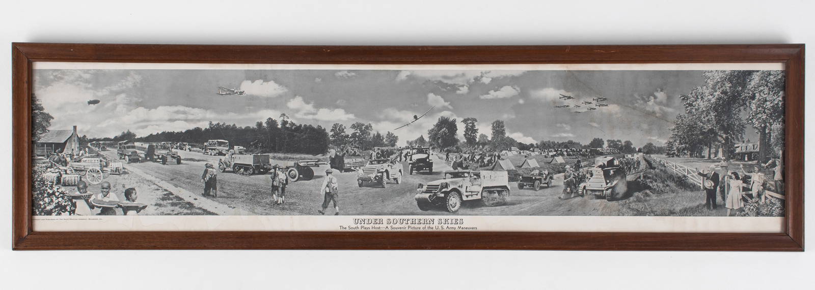 Wwii Us Army Under Southern Skies Panoramic Photo Auction