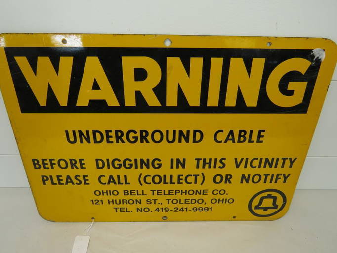 Ohio Bell Warning Sign