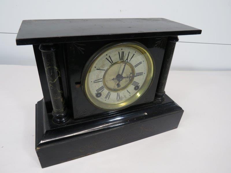 F. Kroeber Clock Co. "Lombardia" Cast Iron Mantle Clock - Oct 10, 2020 ...