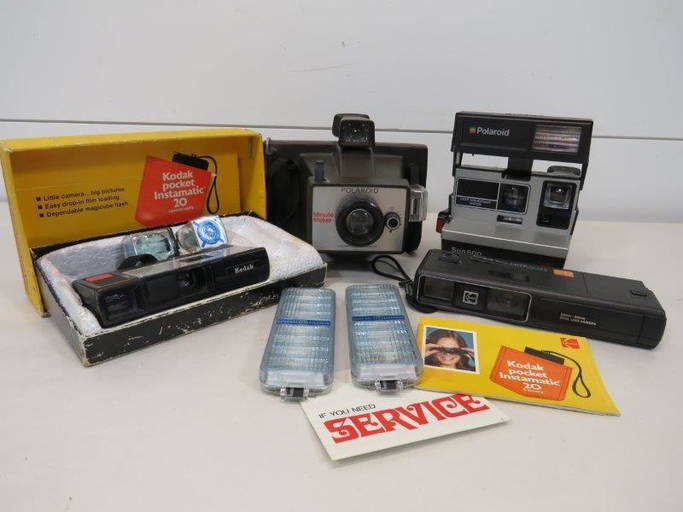Vintage Kodak & Polaroid Cameras