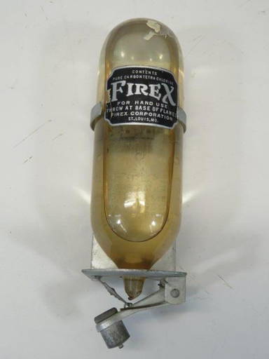 Early Firex Fire Grenade W/ Bracket