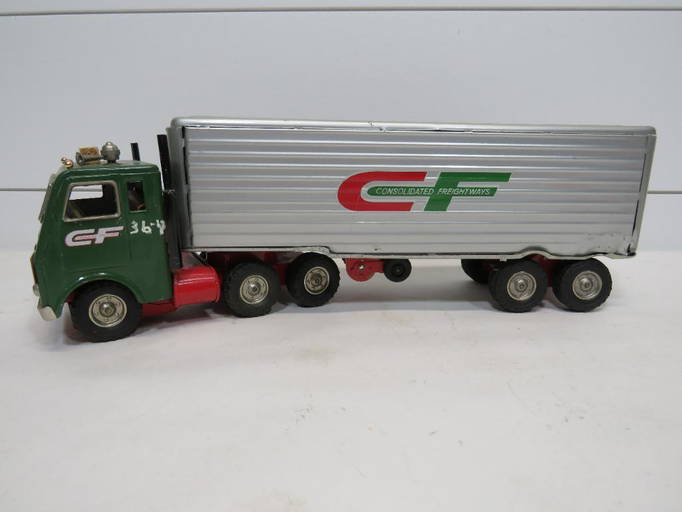 Vintage Consolidated Freightways Tin Friction Tractor - Sep 15, 2021 ...