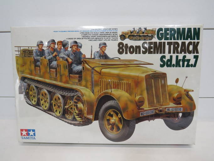 Tamiya German 8-Ton Semi Track Sd.kfz.7 1:35 Scale Kit - Nov 17, 2021 ...