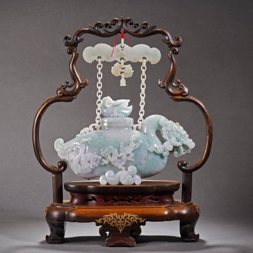 A Chinese Carved Jadeite Vessel Qing Dyn. (#0026) on Jun 25, 2022 ...