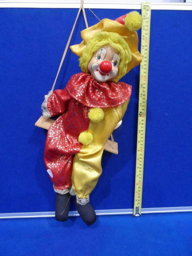 Antique String Puppet Clown